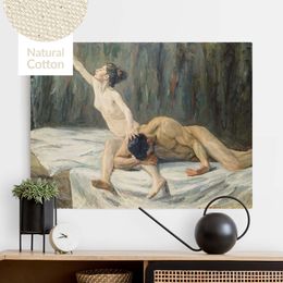 Bilderwelten Leinwandbild - Querformat Max Liebermann - Samson und Delila