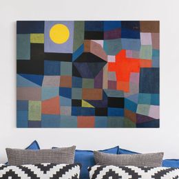 Bilderwelten Leinwandbild - Querformat Paul Klee - Feuer bei Vollmond
