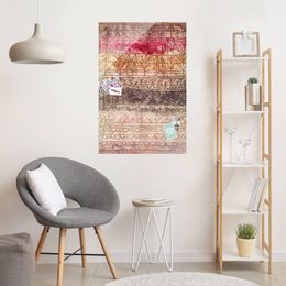 Bilderwelten Glasbild - Hochformat Paul Klee - Jungwaldtafel