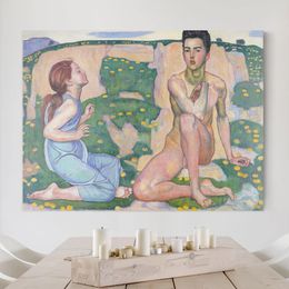 Bilderwelten Leinwandbild - Querformat Ferdinand Hodler - Fr&uuml;hling