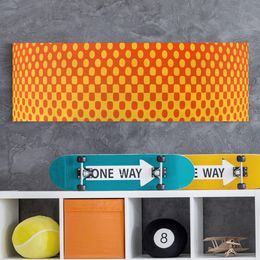 Bilderwelten Leinwandbild - Panorama Retro Disco Kugel