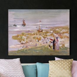 Bilderwelten Leinwandbild - Querformat Max Liebermann - Der Strand