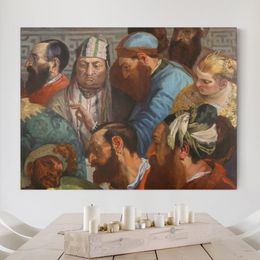 Bilderwelten Leinwandbild - Querformat Th&eacute;odore G&eacute;ricault - Hochzeit von Kanaa