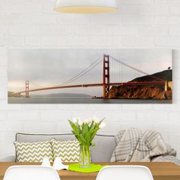 Bilderwelten Leinwandbild - Panorama San Francisco