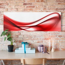 Bilderwelten Leinwandbild - Panorama Red Touch