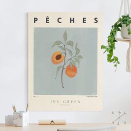 Bilderwelten Leinwandbild Ivy Green Illustrations - P&ecirc;ches