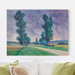 Bilderwelten Leinwandbild - Querformat Maximilien Luce - Bessy-sur-Cure die Stra&szlig;e