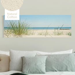 Bilderwelten Leinwandbild - Panorama Ostseek&uuml;ste