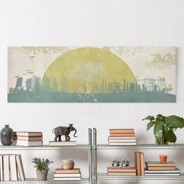 Bilderwelten Leinwandbild - Panorama Evolution