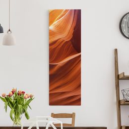 Bilderwelten Leinwandbild - Hochformat Inner Canyon