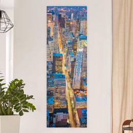 Bilderwelten Leinwandbild - Hochformat Midtown Manhattan