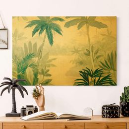 Bilderwelten Leinwandbild Aquarell Dschungel
