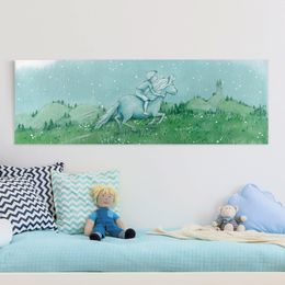 Bilderwelten Leinwandbild - Panorama Zauberpony Geschichten - Pit und Pauline