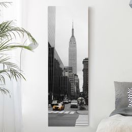 Bilderwelten Leinwandbild - Hochformat Empire State Building