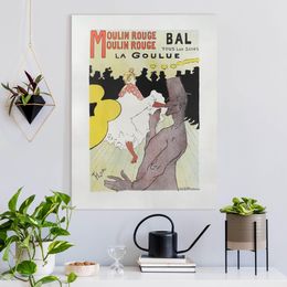 Bilderwelten Leinwandbild Vintageplakat - Moulin Rouge