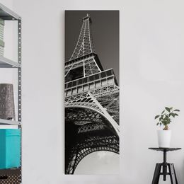 Bilderwelten Leinwandbild - Hochformat Eiffelturm