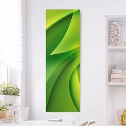 Bilderwelten Leinwandbild - Hochformat Green Composition