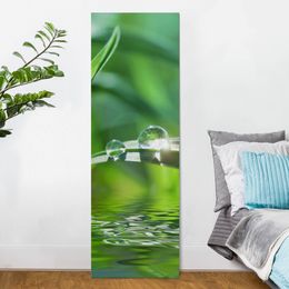 Bilderwelten Leinwandbild - Hochformat Green Ambiance II
