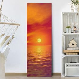 Bilderwelten Leinwandbild - Hochformat Beautiful Sunset