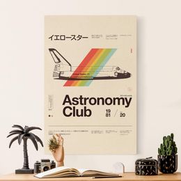 Bilderwelten Leinwandbild Astronomy - Club