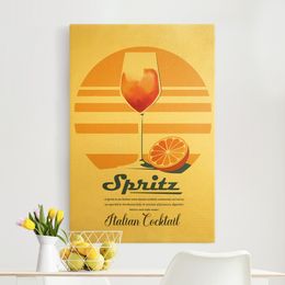 Bilderwelten Leinwandbild Aperol Spritz - Italian Cocktail