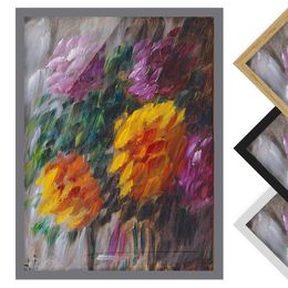 Bilderwelten Bild mit Rahmen - Hochformat Alexej von Jawlensky - Chrysanthemen im Sturm