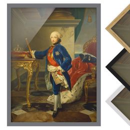 Bilderwelten Bild mit Rahmen - Hochformat Anton Raphael Mengs - Ferdinand IV