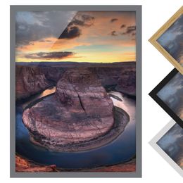 Bilderwelten Bild mit Rahmen - Hochformat Colorado River Glen Canyon