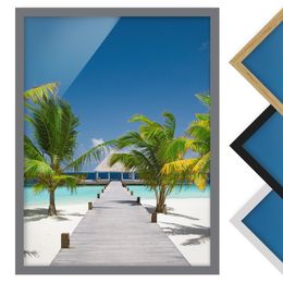 Bilderwelten Bild mit Rahmen - Hochformat Catwalk to Paradise