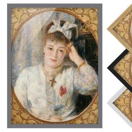 Bilderwelten Bild mit Rahmen - Hochformat Auguste Renoir - Marie Murer