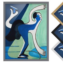 Bilderwelten Bild mit Rahmen - Hochformat Ernst Ludwig Kirchner - Eisl&auml;uferin