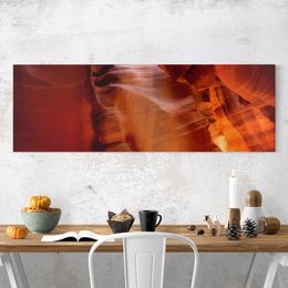 Bilderwelten Leinwandbild - Panorama Antelope Canyon