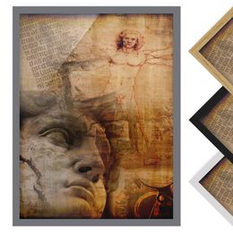 Bilderwelten Bild mit Rahmen - Hochformat Mysteries of Italy
