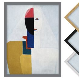 Bilderwelten Bild mit Rahmen - Hochformat Kasimir Malewitsch - Weiblicher Torso I