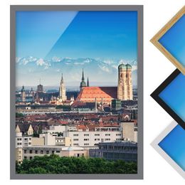 Bilderwelten Bild mit Rahmen - Hochformat M&uuml;nchen