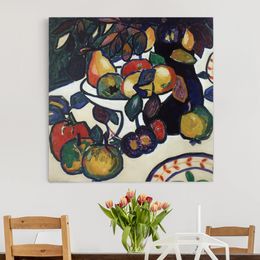 Bilderwelten Leinwandbild originell Abstrakt Kunstdruck bunt - Kasimir Malewitsch - Stillleben - Wandbild XXL Wohnzimmer Schlafzimmer
