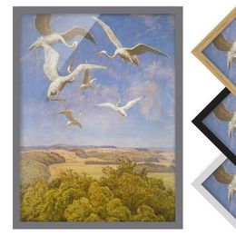 Bilderwelten Bild mit Rahmen - Hochformat Hans Thoma - Wonne des Fliegens