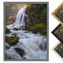 Bilderwelten Bild mit Rahmen - Hochformat Fr&uuml;hjahrsflut