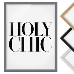 Bilderwelten Bild mit Rahmen - Hochformat HOLY CHIC
