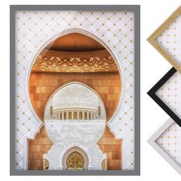 Bilderwelten Bild mit Rahmen - Hochformat Tor der Moschee