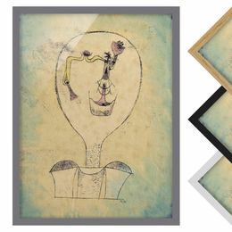 Bilderwelten Bild mit Rahmen - Hochformat Paul Klee - Die Knospe