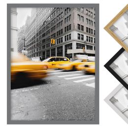 Bilderwelten Bild mit Rahmen - Hochformat Rasantes New York