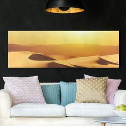 Bilderwelten Leinwandbild - Panorama Die W&uuml;ste Saudi Arabiens