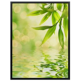 Bilderwelten Leinwandbild - Hochformat Green Ambiance I