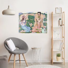 Bilderwelten Glasbild - Querformat Ferdinand Hodler - Fr&uuml;hling