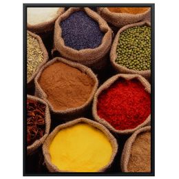 Bilderwelten Leinwandbild - Hochformat Colourful Spices