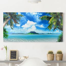 Bilderwelten Leinwandbild - Querformat Traumurlaub