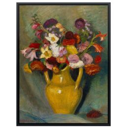 Bilderwelten Leinwandbild - Hochformat Otto Modersohn - Bunter Blumenstrau&szlig;