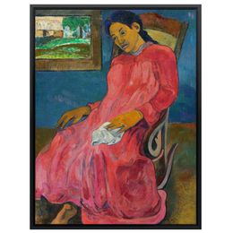 Bilderwelten Leinwandbild - Hochformat Paul Gauguin - Melancholikerin