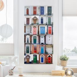 Bilderwelten Leinwandbild - Hochformat 100 T&uuml;ren